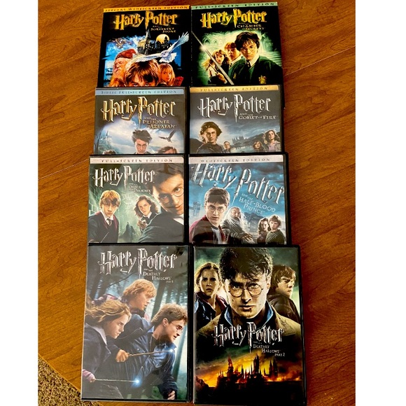 Media | Complete Harry Potter 18 Dvd Bundle | Poshmark